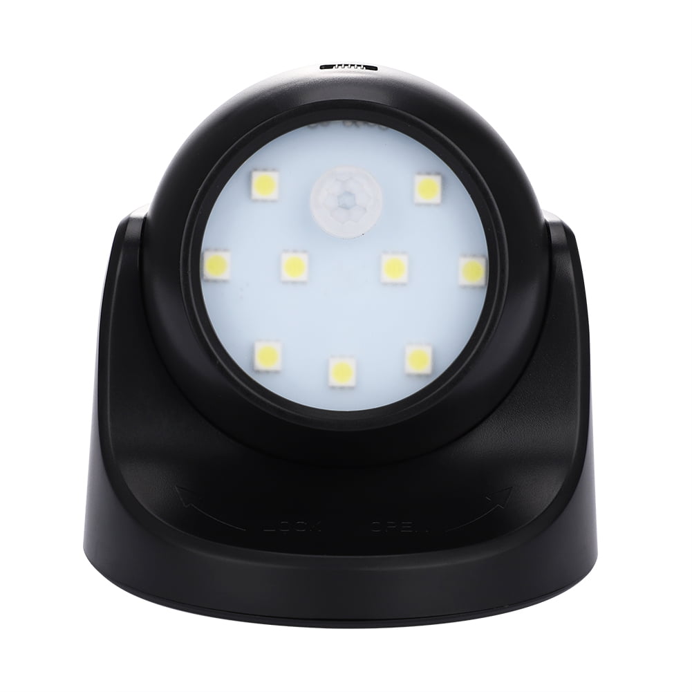 360 Degree Rotating Motion Sensor Light, Touch Activated LED Lamp with ...