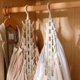 360 Degree Rotating Multi-Hook Hanger Plastic Space Saving Organizer ...