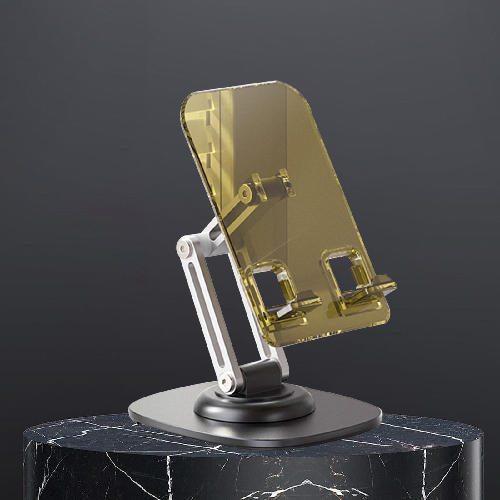 360 Degree Rotating Phone Stand, Height Adjustable Fully Foldable Cell ...