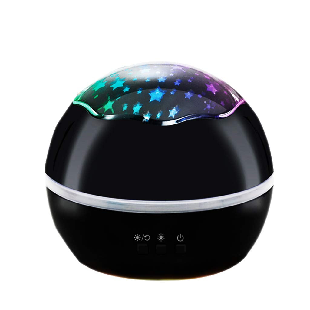 360 Degree Rotating Projection Lamp Ocean Starry Sky Night Lights ...