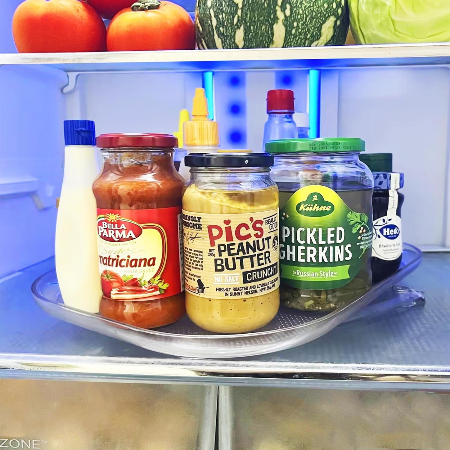 360 Degree Rotating Refrigerator Lazy Susan,Rectangular Lazy Susan for ...