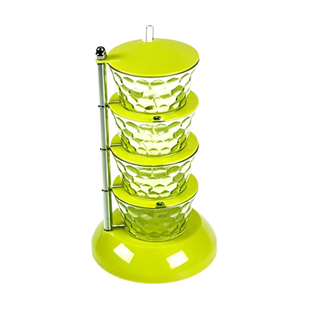 360 Degree Rotating Spice Rack Organizer, Multi-Tier Seasoning ...