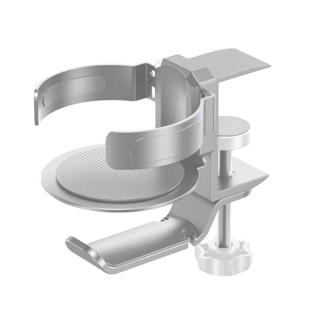 360 Degree Rotating Under Table Cup Holder Gaming Headsets Hangers ...