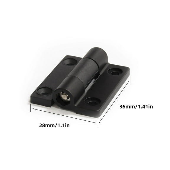 Uxcell 4Pack Adjustable Torque Hinge, 43x36mm Plastic Countersunk Holes ...