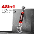 360 Degree Rotation Hand Tools 48 in 1 Tools Ratchet Spline Bolts ...