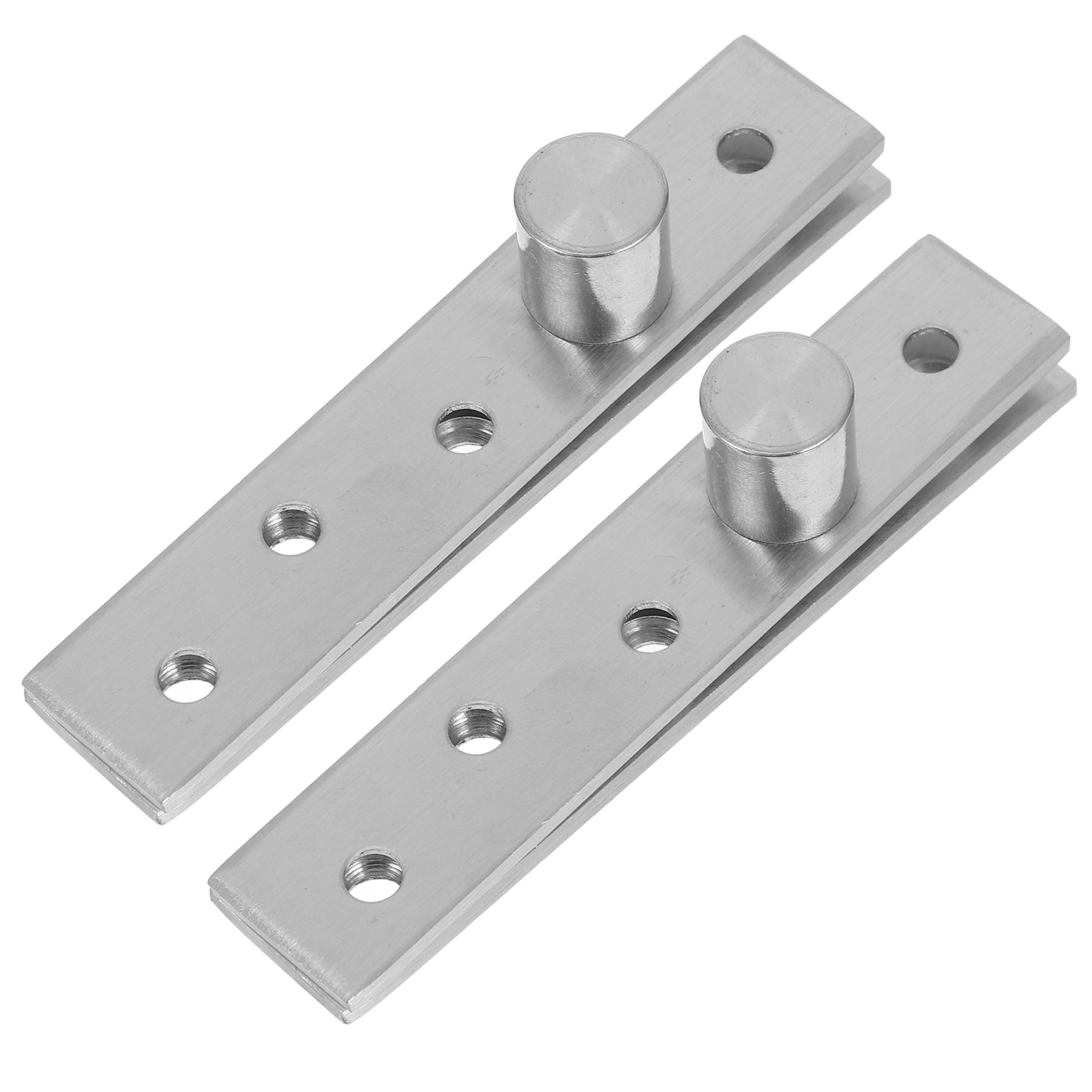360 Degree Rotation Hinge Door Pivot Hinges Hidden Office Silver ...