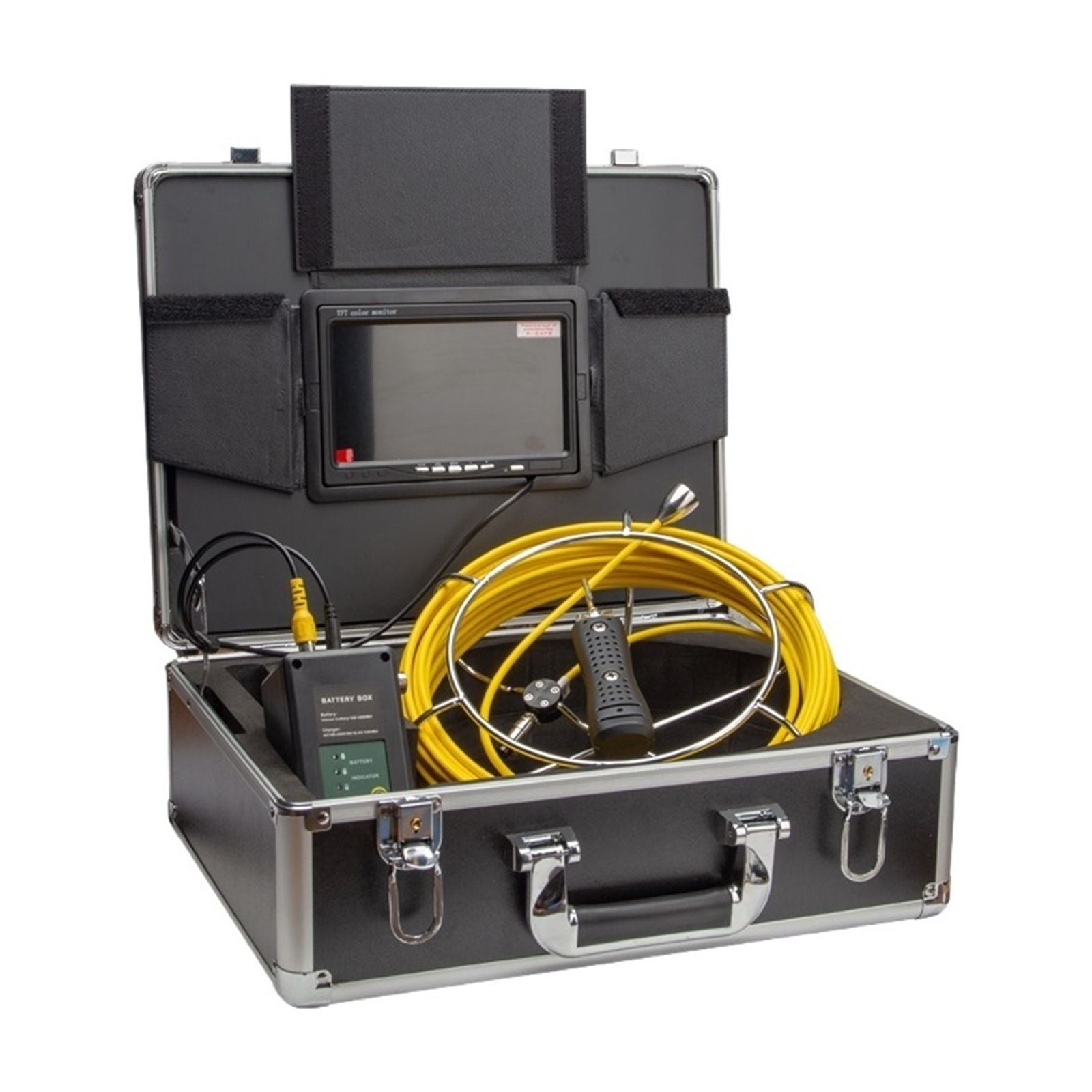 360 Degree Rotation Pipe Pipeline Inspection Camera 9'' Screen Video ...