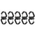 360 Degree Rotation S Shape Carabiner Keychain Clip Spring Key Hook ...