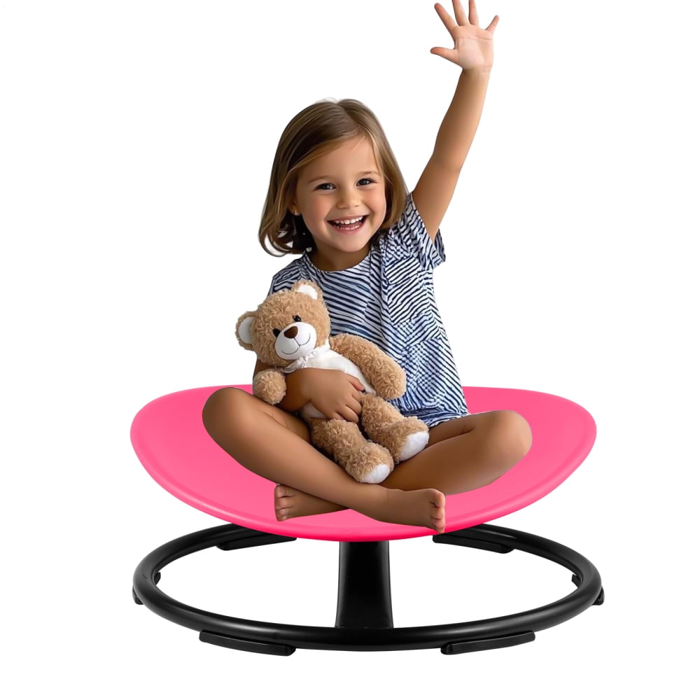 360-Degree Sensory Rotating Chair for Kids - Indoor Swivel Carousel ...
