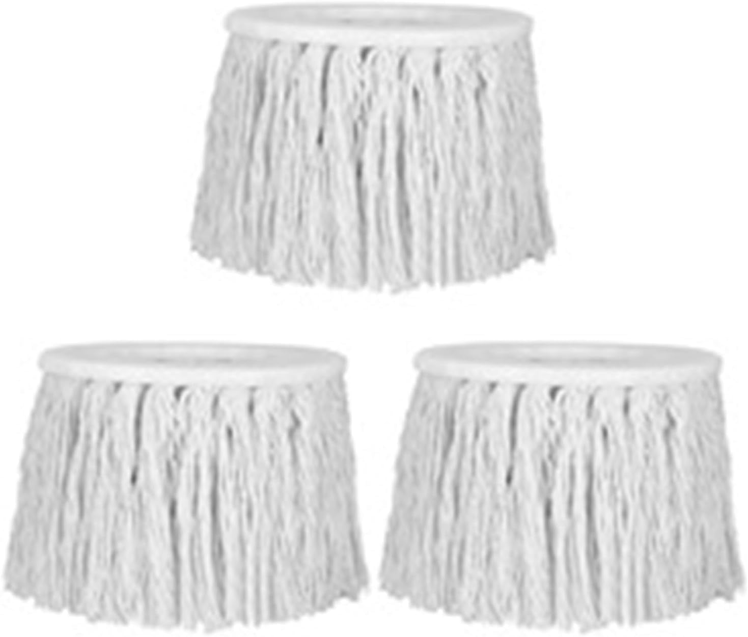 360 Degree Spin Mop Refill Round Cotton Mop Head for Hardwood Tile ...