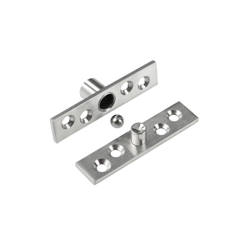 360 Degree Stainless Steel Concealing Hinges,2pcs Central Axis Hinge Pivot Hinge Rotating Hinge ...