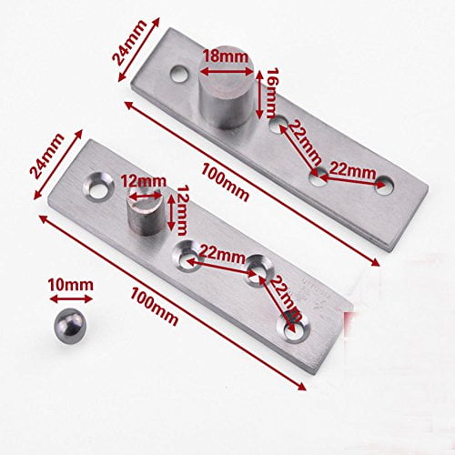 360 Degree Stainless Steel Concealing Hinges,2pcs Eccentric Shaft Hinge ...