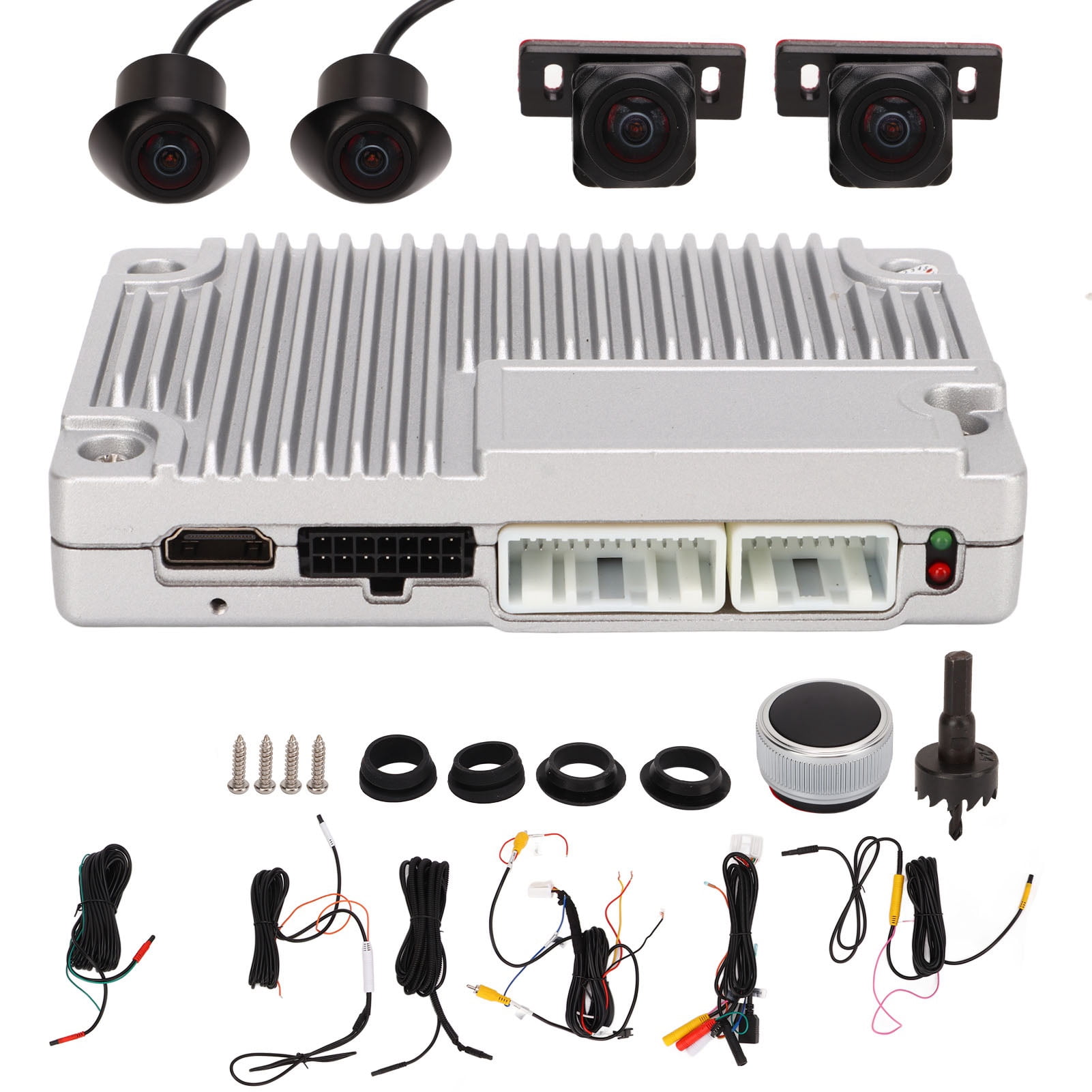 360 Degree Surround View System, 1080P Parking Monitoring, 170 Degree ...