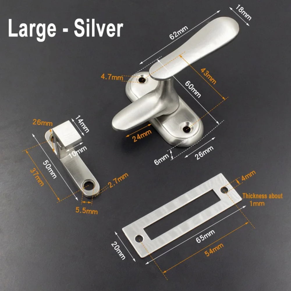 360 Degree Swinging Gate Latches Door Lock, SUS304 Stainless Steel Gate ...