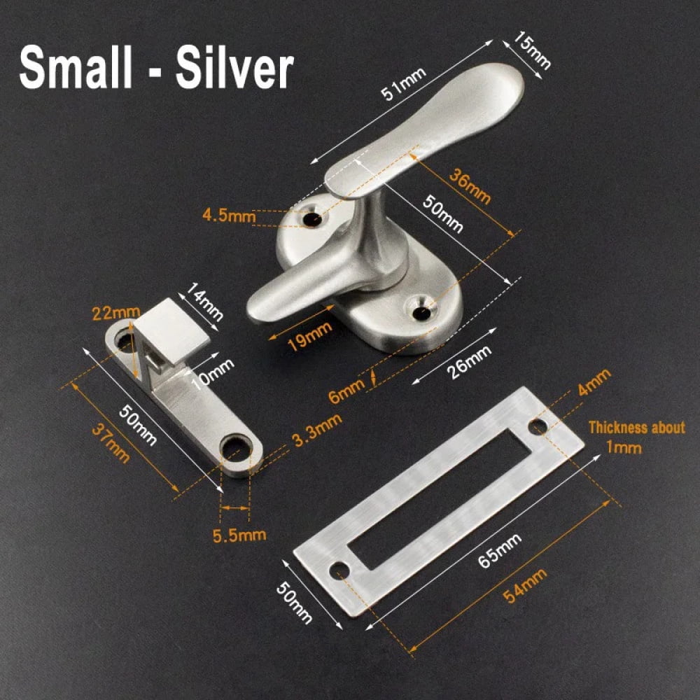 360 Degree Swinging Gate Latches Door Lock, SUS304 Stainless Steel Gate ...