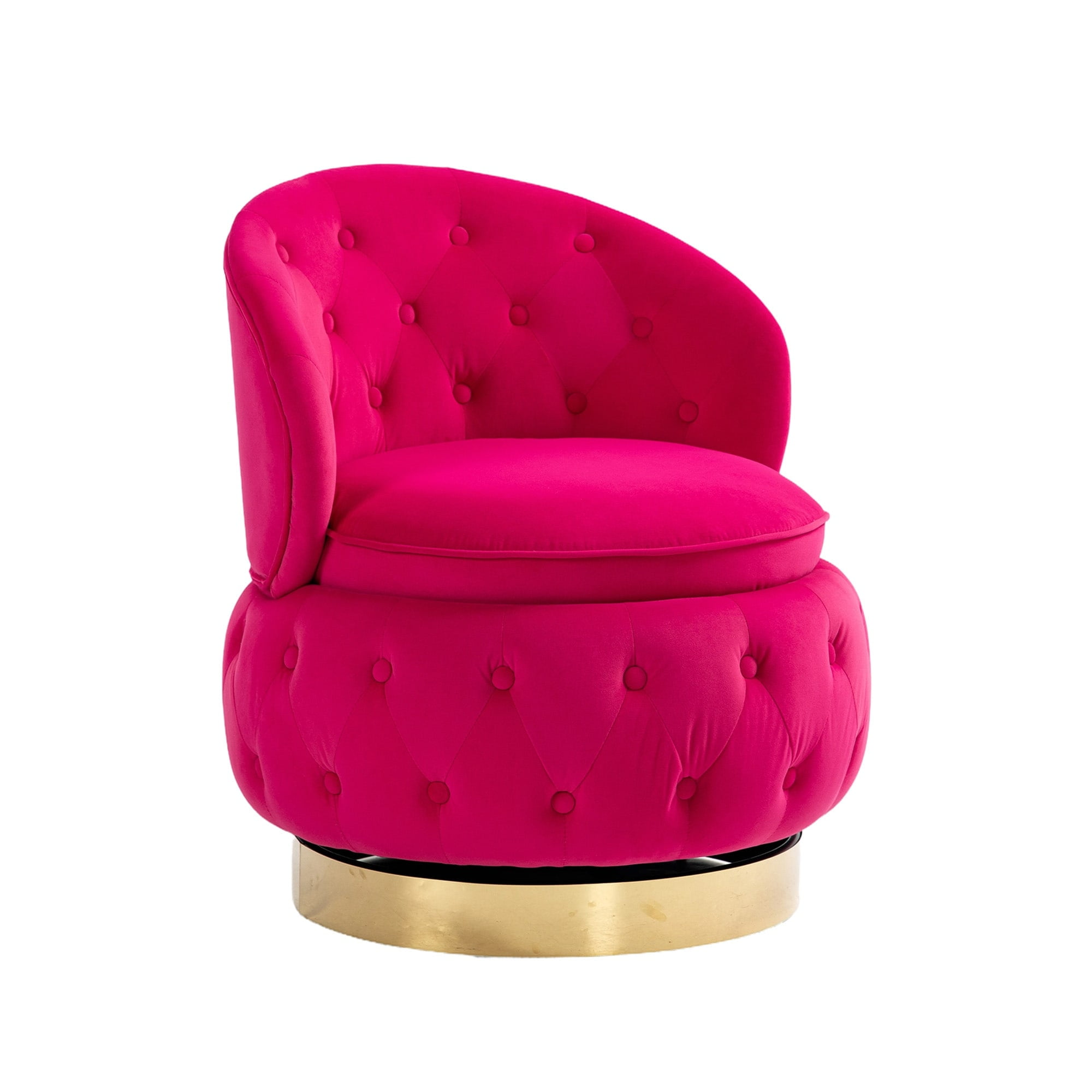 360 Degree Swivel Cuddle Barrel Storage Chairs, Armchairs with Wide ...