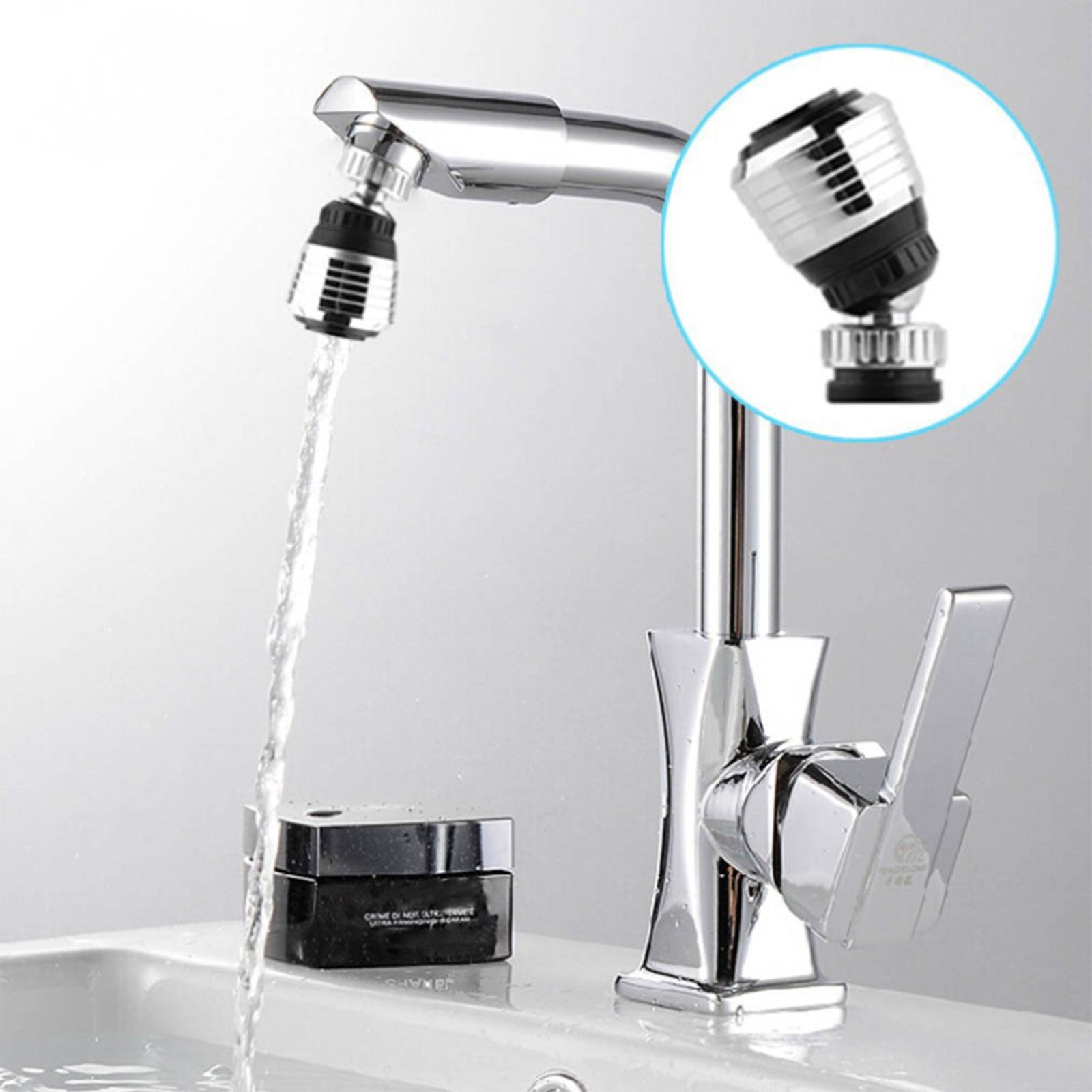 360 Degree Swivel Faucet Aerator,Anti-Splash Faucet Aerator,High ...
