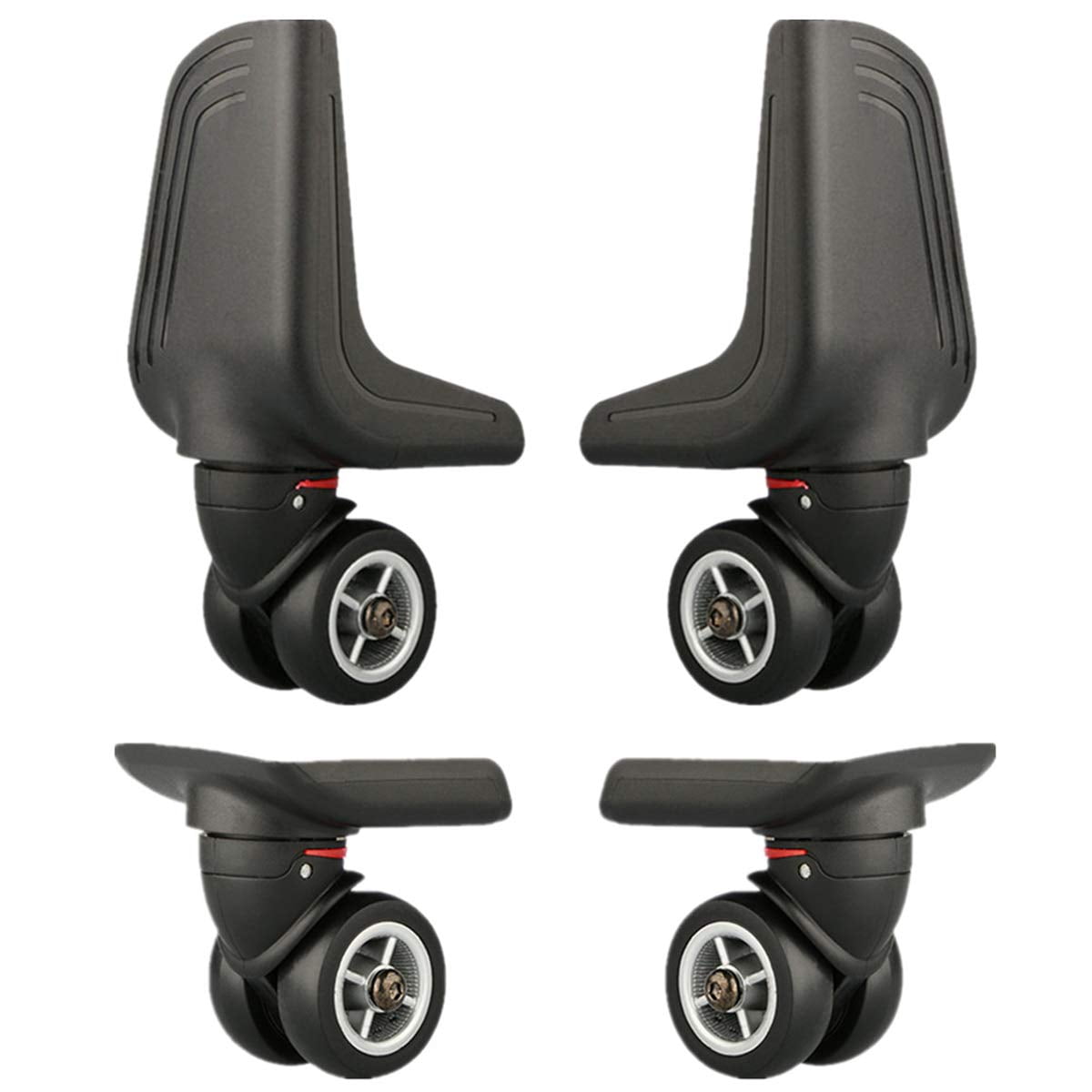 360 Degree Swivel Mute Repair Replacement Luggage Wheel Suitcase Wheels ...