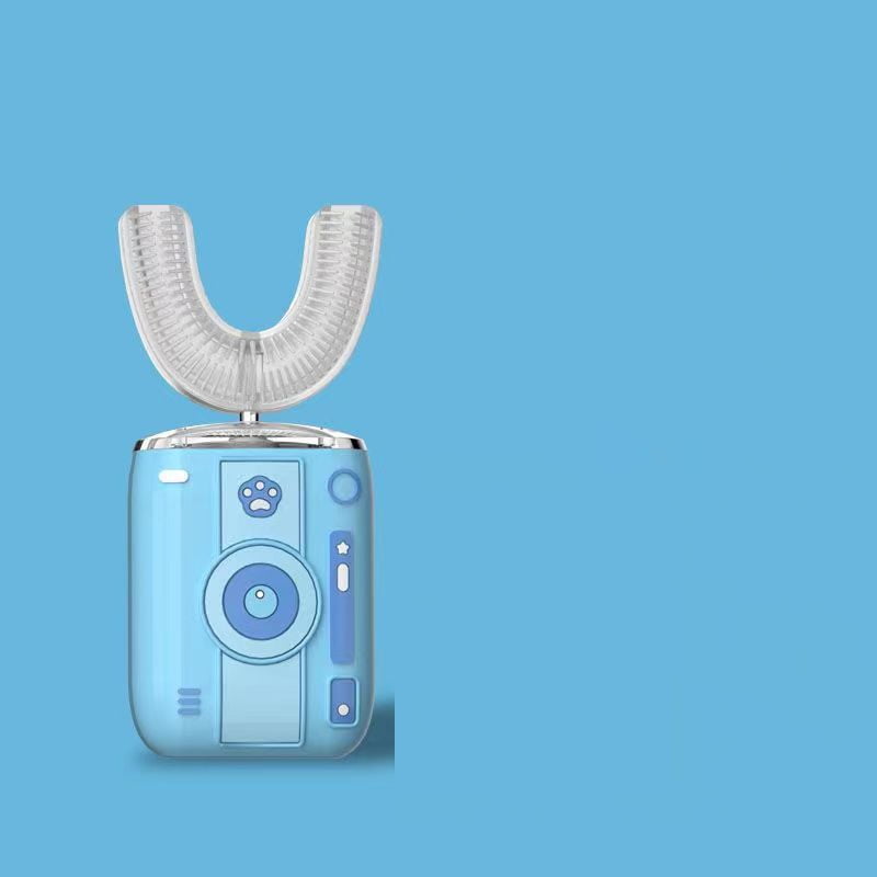 360 Degrees Adults Electric Toothbrush U Shape Rechargeable Silicone ...