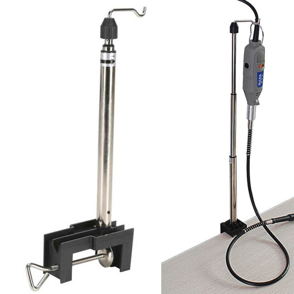 360 Degrees Rotary Tool Bracket Rotary Grinder Stand Holder Clamp-on ...