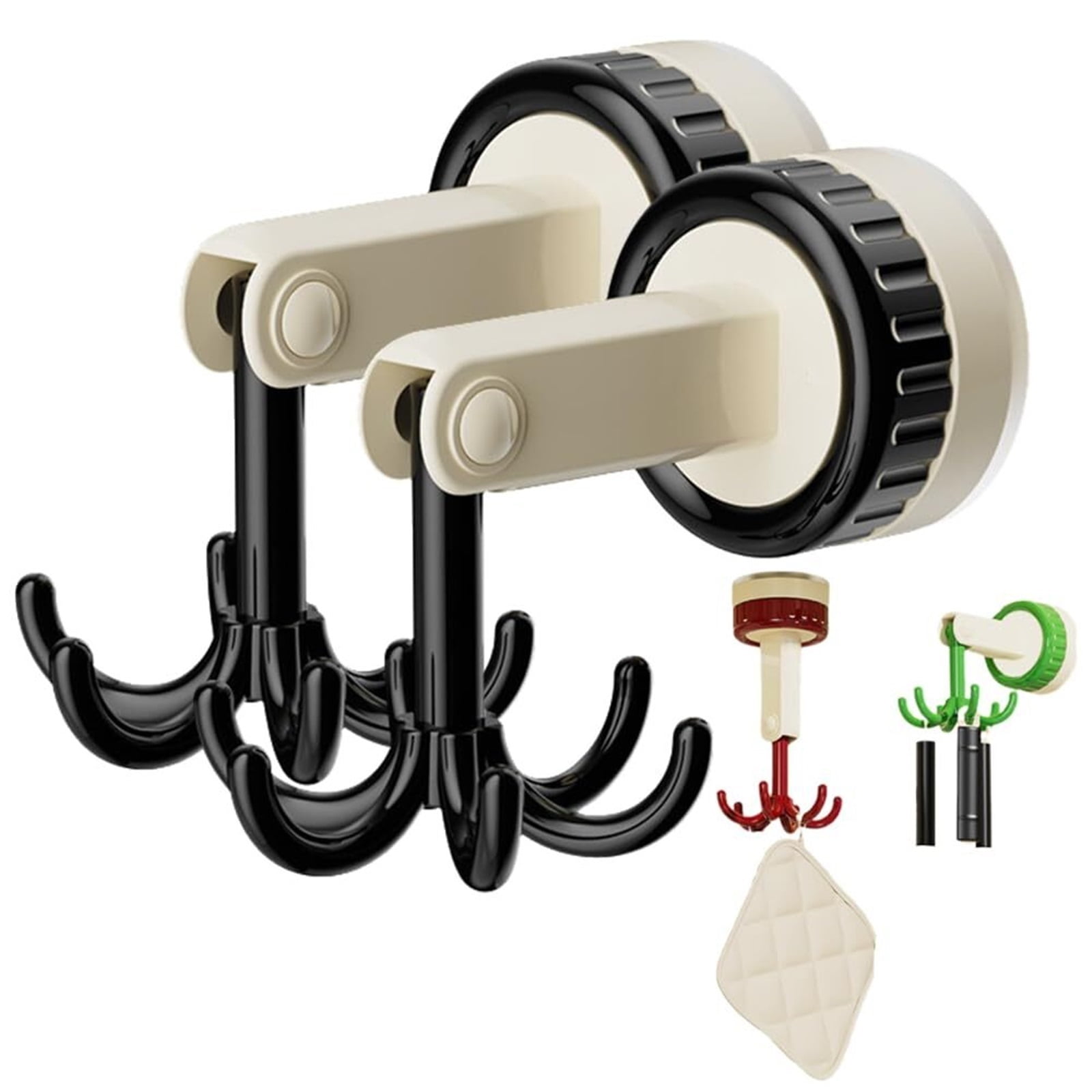 360 Degrees Rotating Folding Hook, Utility Hook Kitchen Hooks for ...