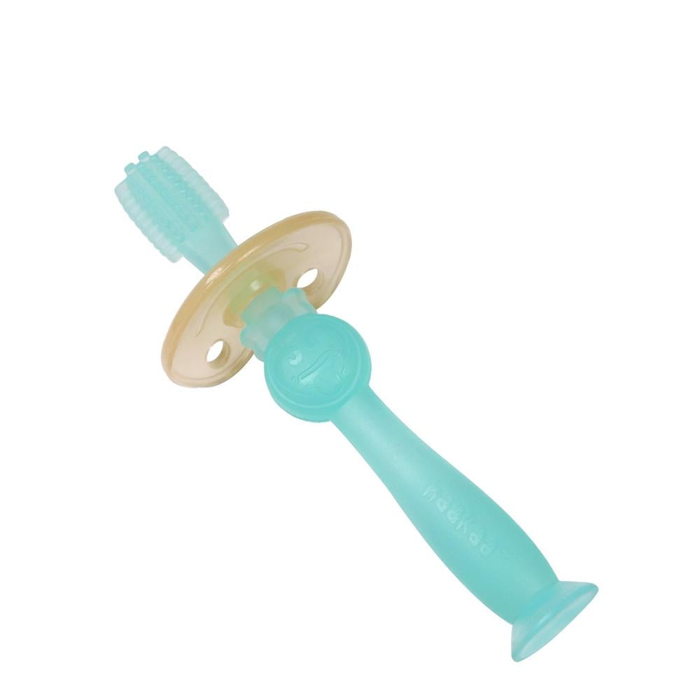 haakaa 360 Baby Toothbrush with Suction Base - Gentle Cleaning for ...