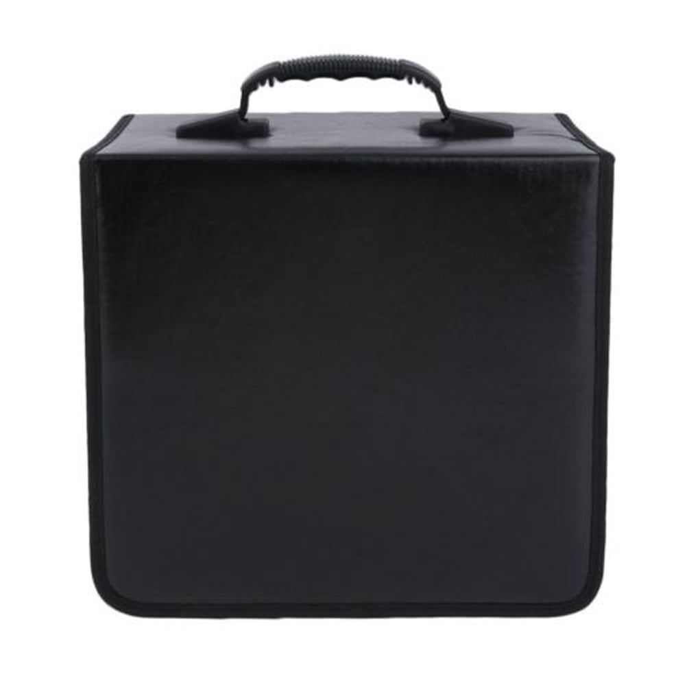 FENGGUIQU Black Portable CD Case for 360 Discs with Simple Design for ...