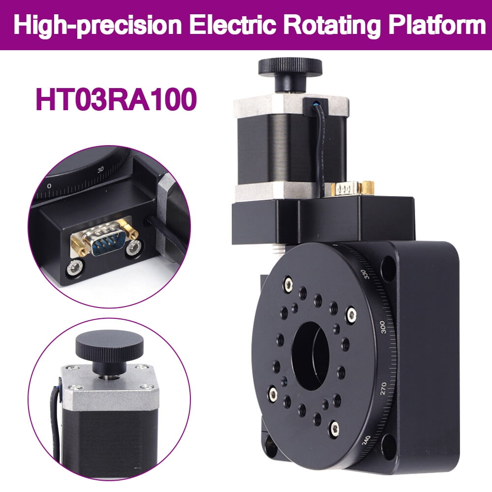 360° Electric Optical Rotating Platform Motorized Rotation Stage Rotat ...