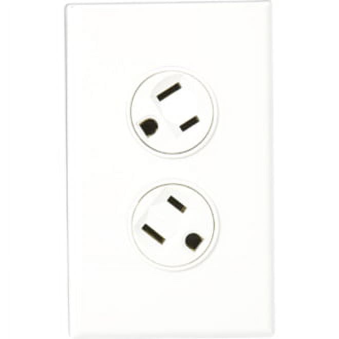 360 Electrical Llc White Rotate Duplex Outlet 36010-W - Walmart.com