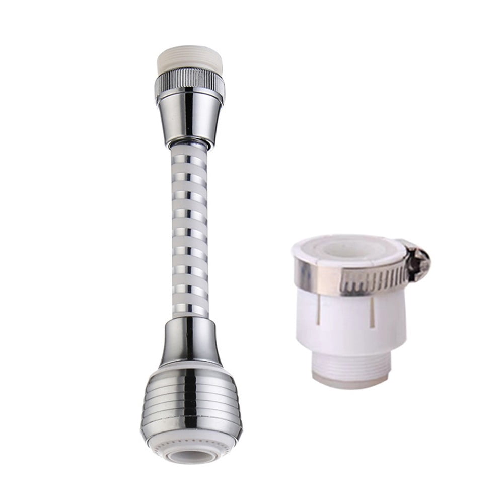 360° Flexible Faucet Extender Bendable Kitchen Sink Tap Spray Head ...