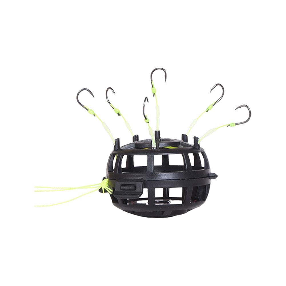 360 Floating Bait Cage Fishing Hook Reverse Bottom Outdoor Fishing ...