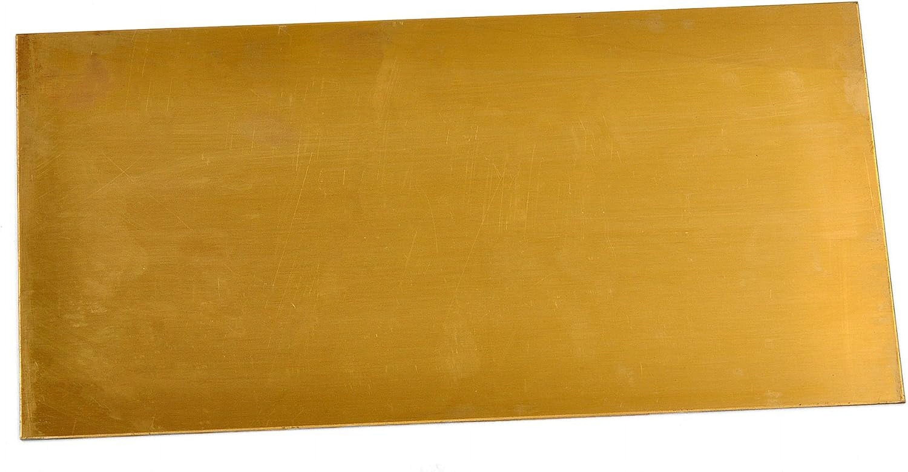 360 Free Machining Brass Sheet - for Liners, Inlays, and Metal Projects - Walmart.com