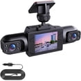 360? Full View Dashcam, 4K UHD Front & 1080P Side Rear Cameras, with ...