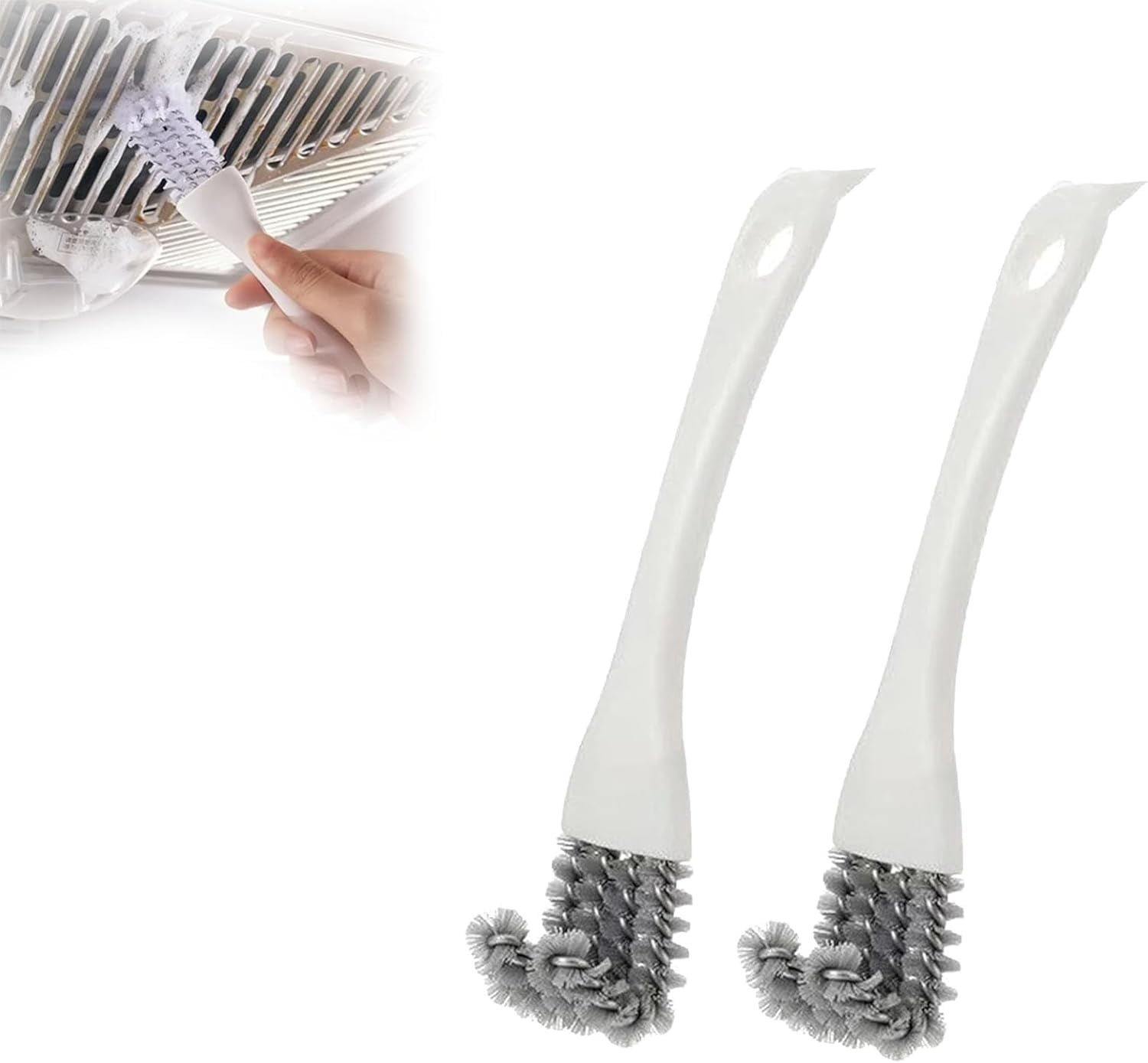 360° Gap Cleaning Brush Set for Kitchen Stove Grills - BBQ Grill ...