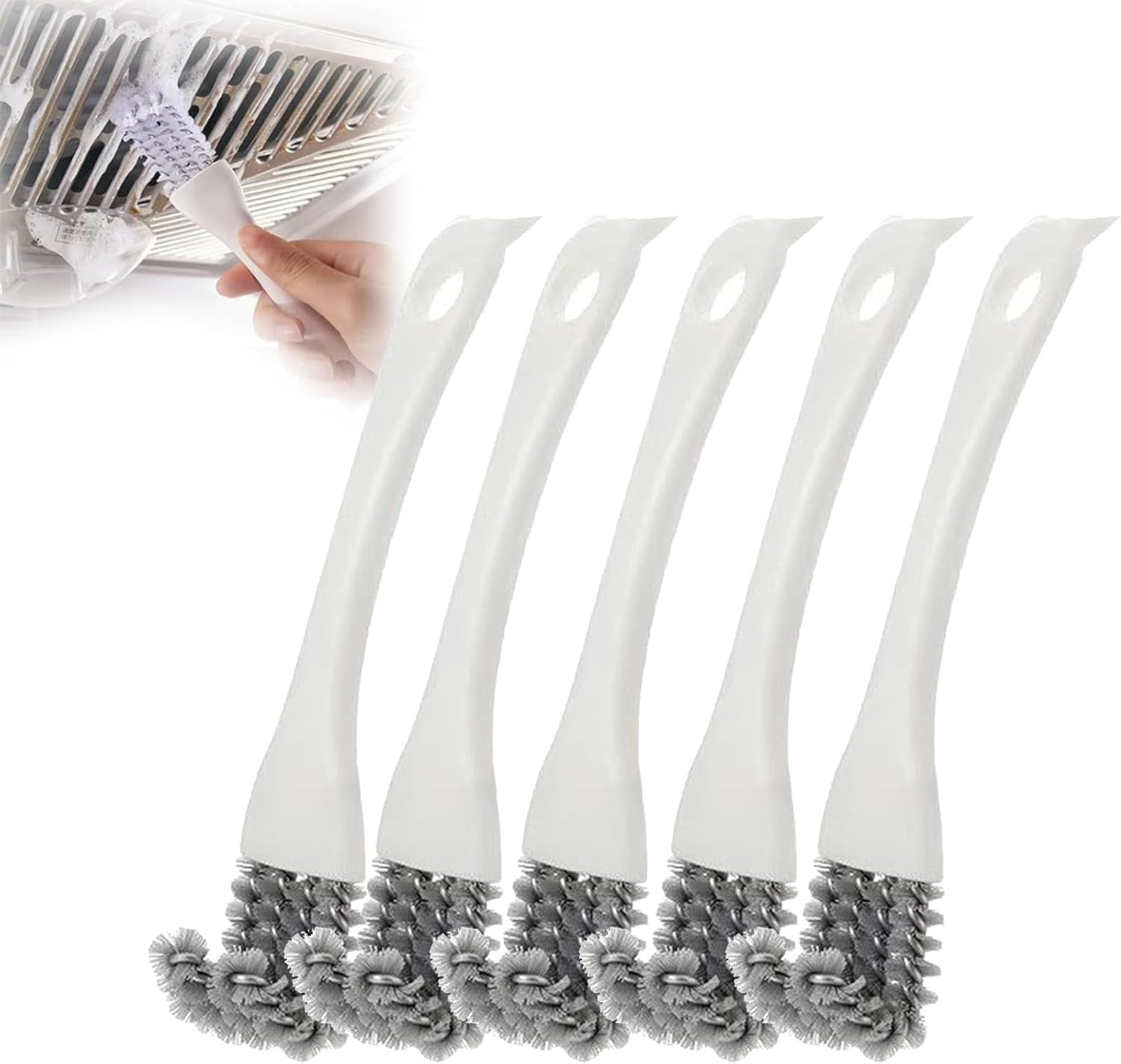 360° Gap Cleaning Brush Set for Kitchen Stove Grills - BBQ Grill ...