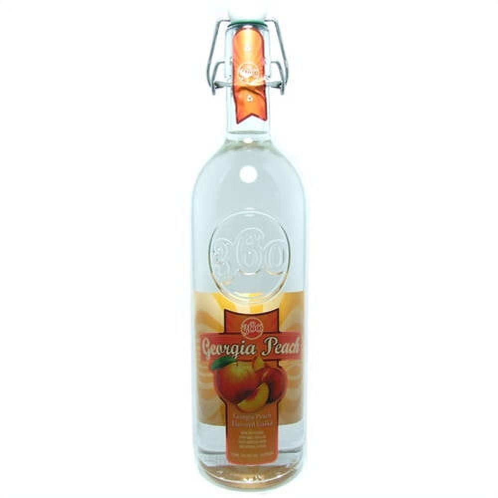 360 Georgia Peach Flavored Vodka, 750 ml Bottle, 35% ABV - Walmart.com