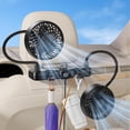 360 Hose USB Fan for SUV RV Pickup Headrest, Seat Fan for Rear Facing ...