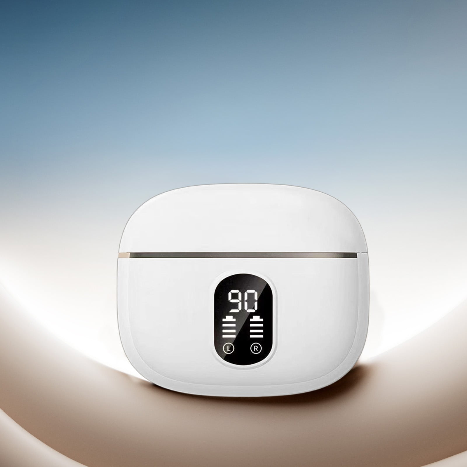 360° Immersive Sound Bluetooth Earphones, Noise Canceling, LED Display ...