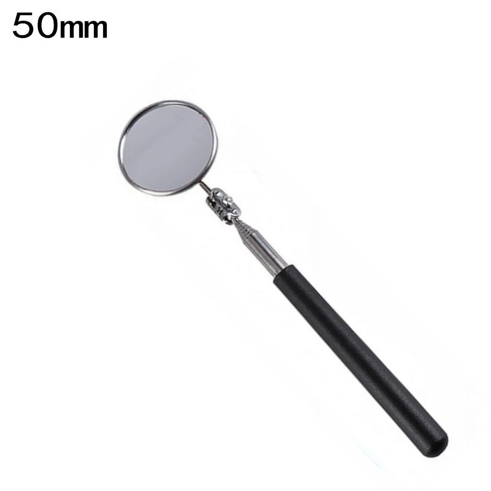360° Inspection Mirror LED Light Telescoping Mirrors Extend Mechanic ...