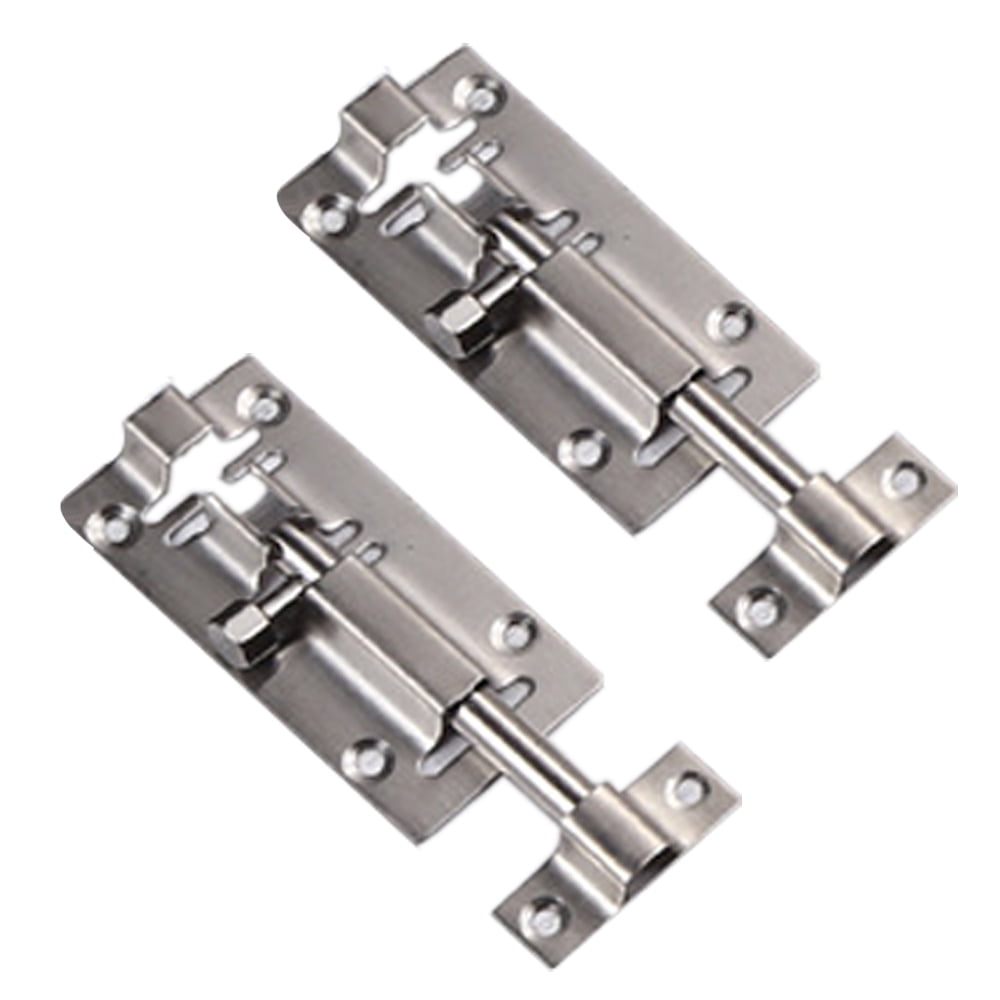 360° Installation Door Lock 2 Pack Barrel Bolt Latch, Slide Bolt Latch ...