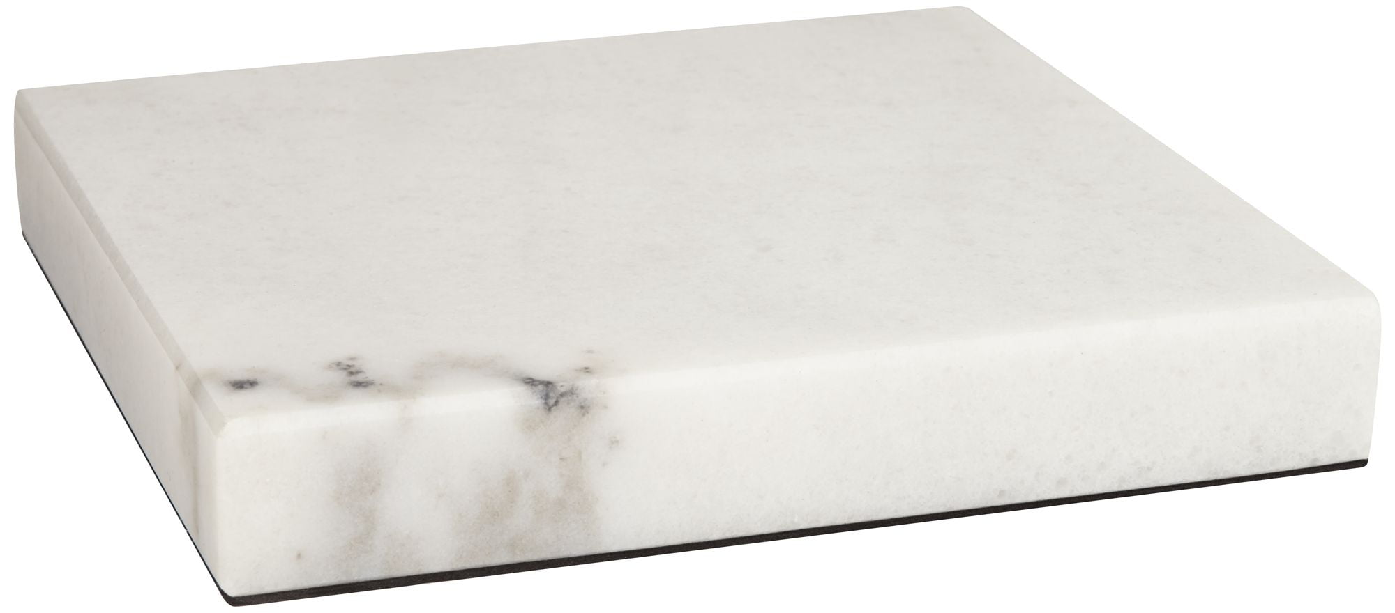 360 Lighting 8" Square x 1" High Pedestal Lamp Riser White Marble ...