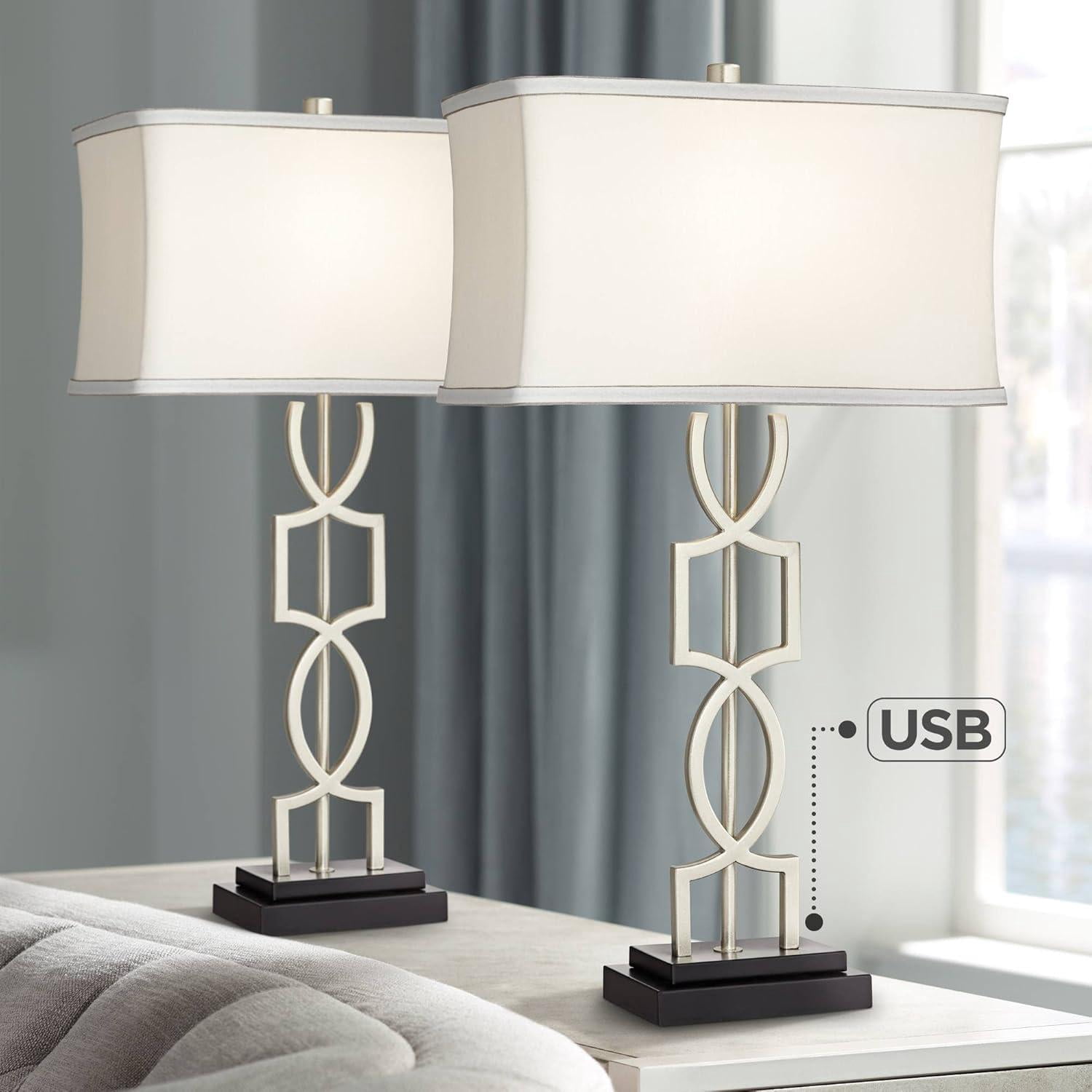 360 Lighting Evan Modern Table Lamps 28 1/2