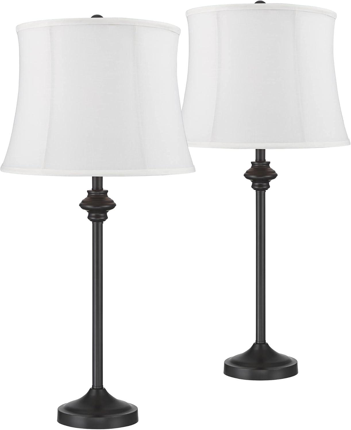 360 Lighting Lynn Modern Industrial Buffet Table Lamps 26" Tall Skinny ...
