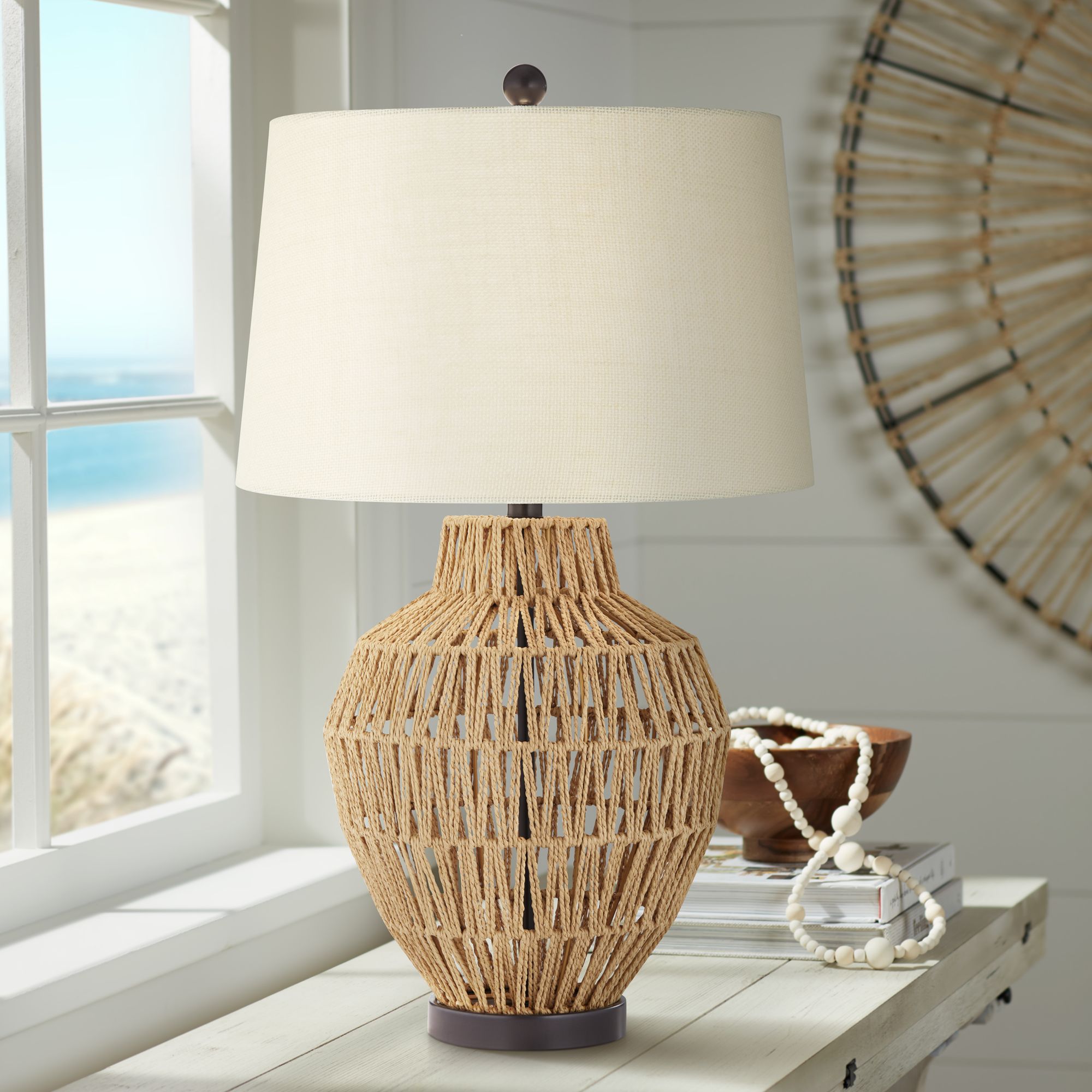 360 Lighting Dylan Modern Coastal Table Lamps 27 1/2" Tall Set of 2 ...