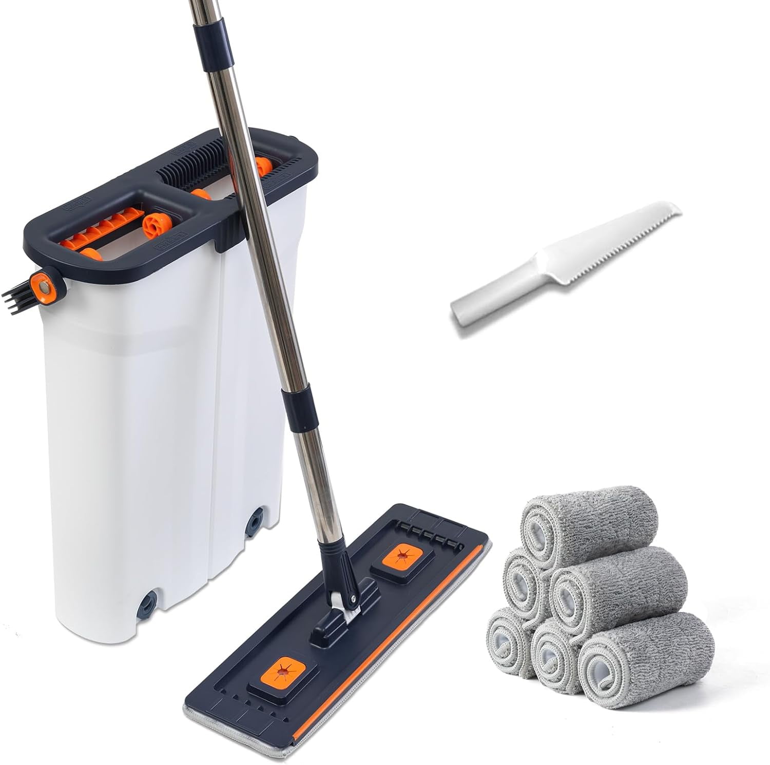 360 Mop and Bucket Set with Wringer Microfiber Floor Mop System for ...