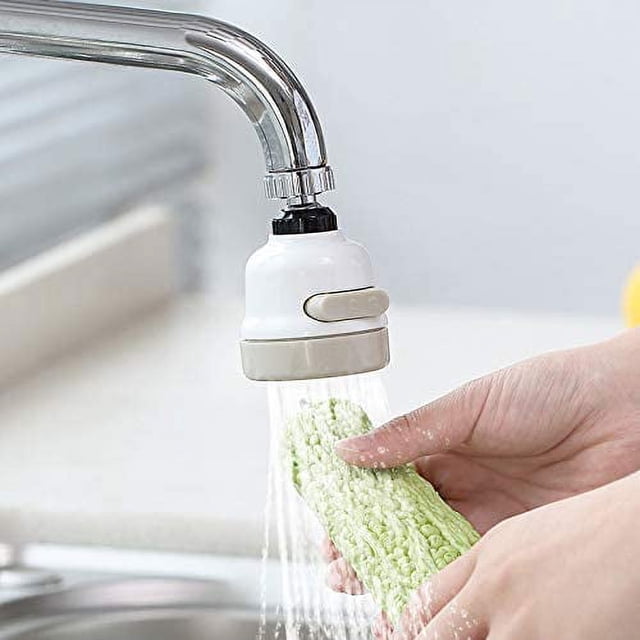 360° Movable Kitchen Faucet, Aerator Bubbler, Water Saving, Filter ...