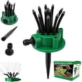 360° Multi-Directional Lawn Sprinkler, Stable Rotating Water Sprinkler ...