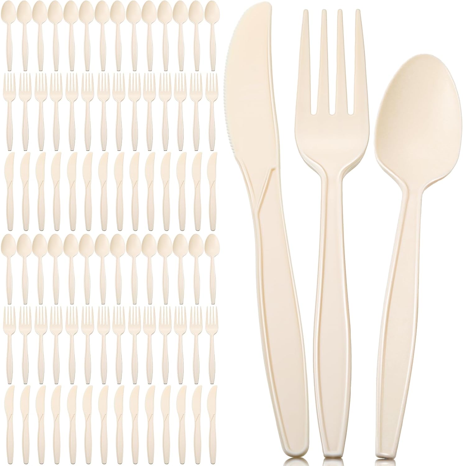 Mainstays Eco-Friendly Recycled Plastic 3-Piece Flatware Set, Black ...