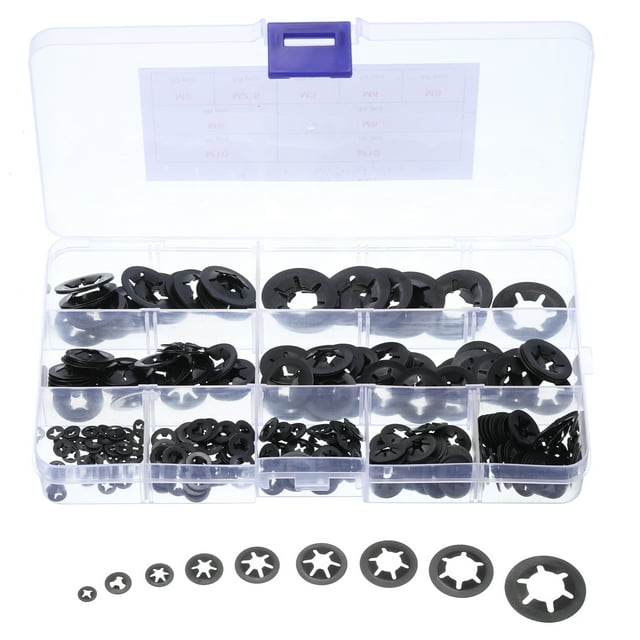 360 Packs Internal Tooth Star Lock Washers Set M2 M2.5 M3 M4 M5 M6 M8 ...