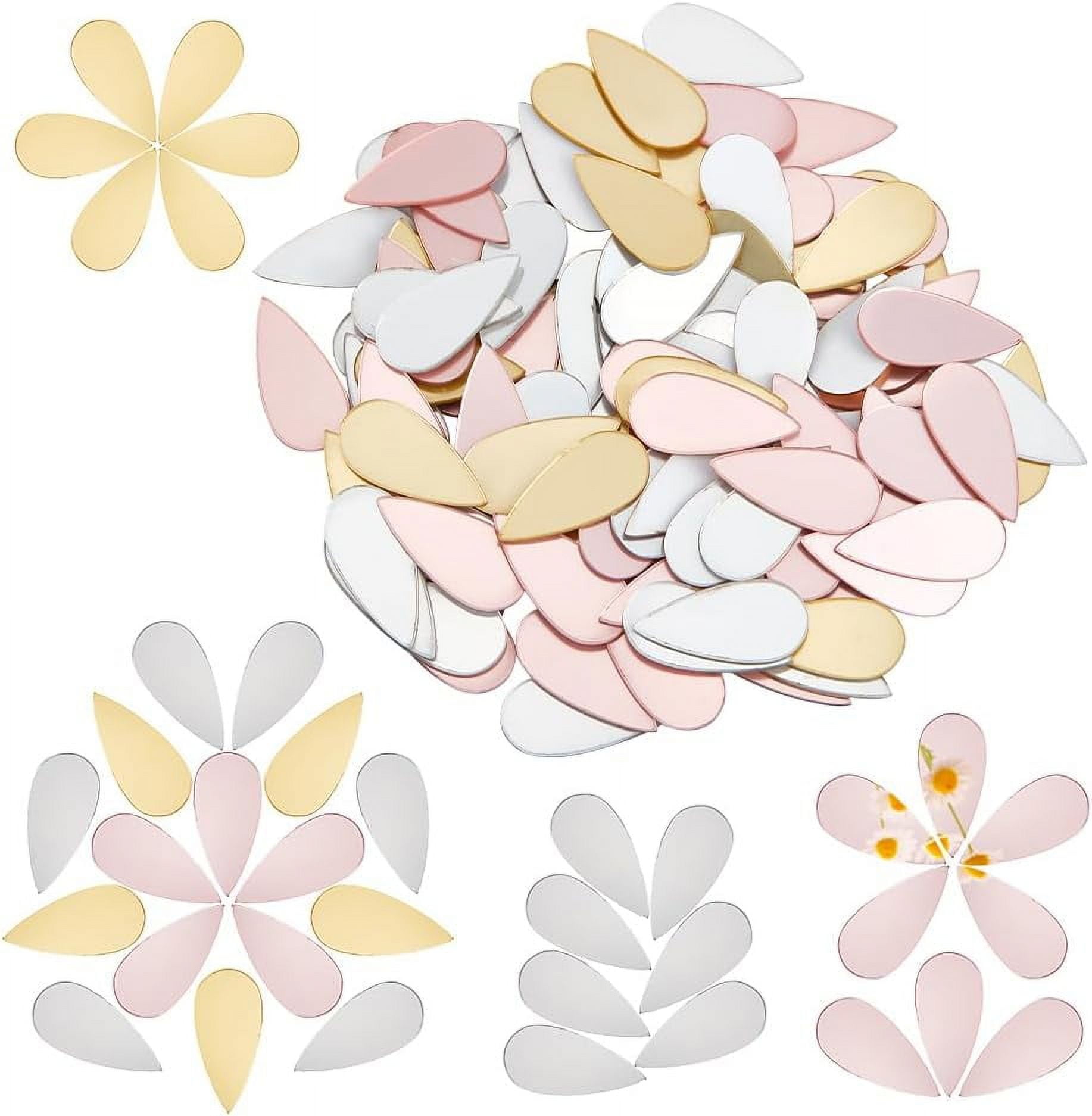 360 Pcs 3-Color Teardrop Craft Mirrors 11.5x24.5mm Teardrop Mirror ...